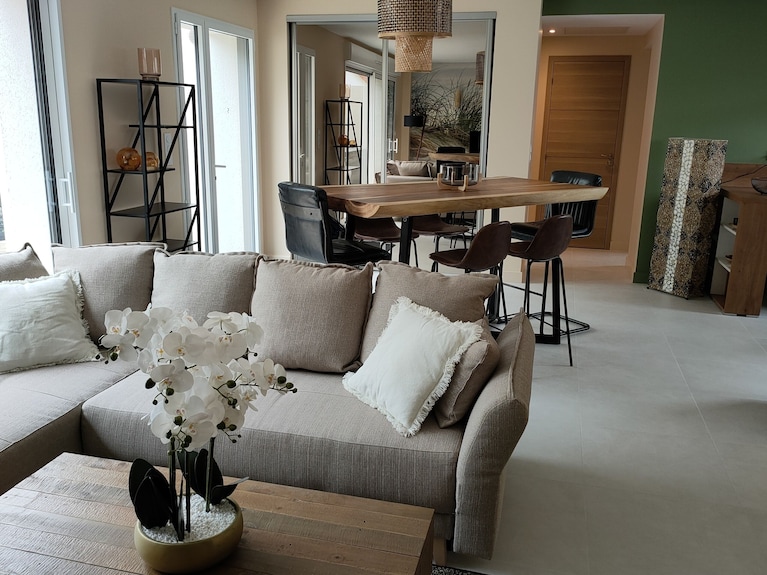 Appartement-3- Jacuzzi Et Terrasse Vue Mer - Pirou