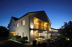 Entrada do alojamento