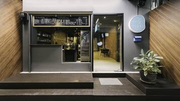 Entrada do alojamento