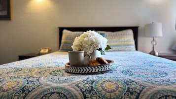 1 quarto, roupas de cama premium, cofres nos quartos, escrivaninha