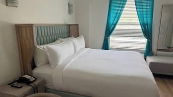 1 quarto, roupas de cama premium, cofres nos quartos