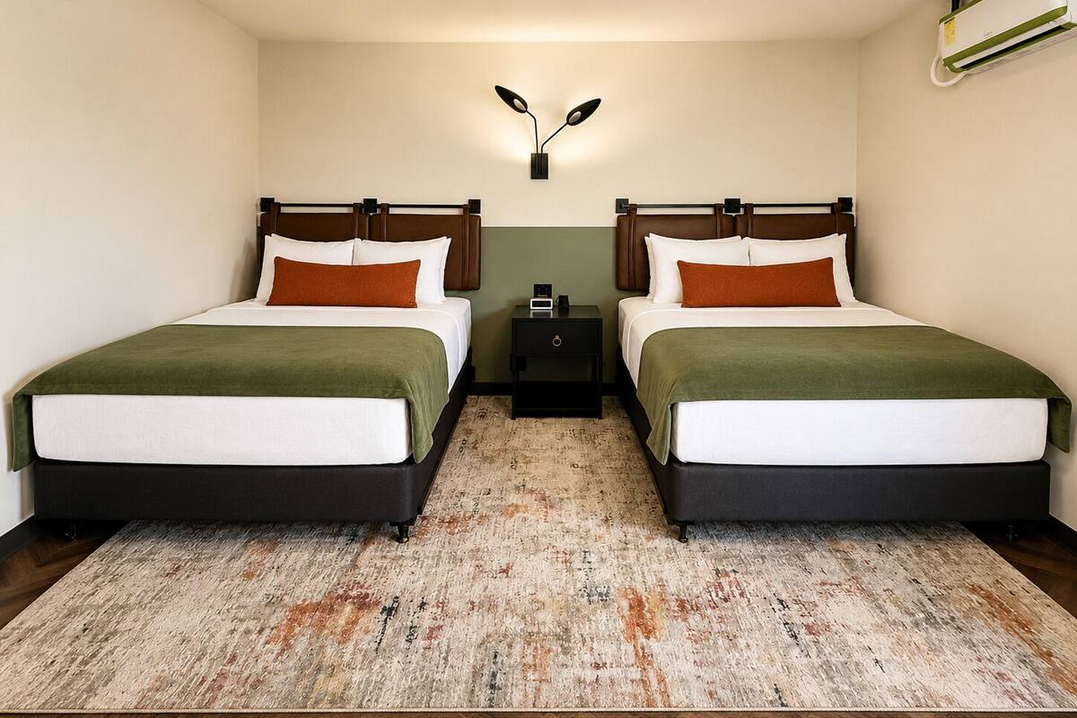 Superior Room, 2 Queen Beds | Camas de colchão pillowtop 