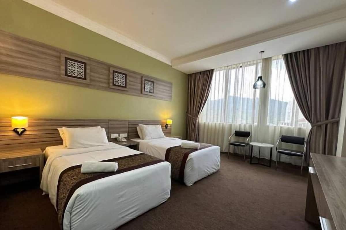 Quarto duplo superior, vista para a montanha | Ferros/tábuas de passar roupa, Wi-Fi de cortesia, roupa de cama