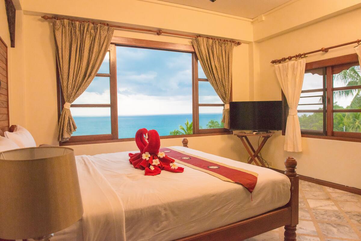 Villa Exclusiva, 3 quartos, vista para o oceano | Vista do quarto