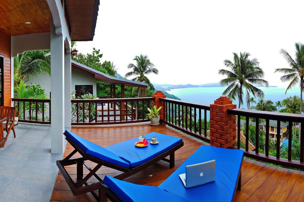 Villa Standard, 2 quartos, vista para o oceano | Terraço/pátio interior