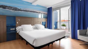 Roupa de alta qualidade, camas de colchão viscoelástico, minibar