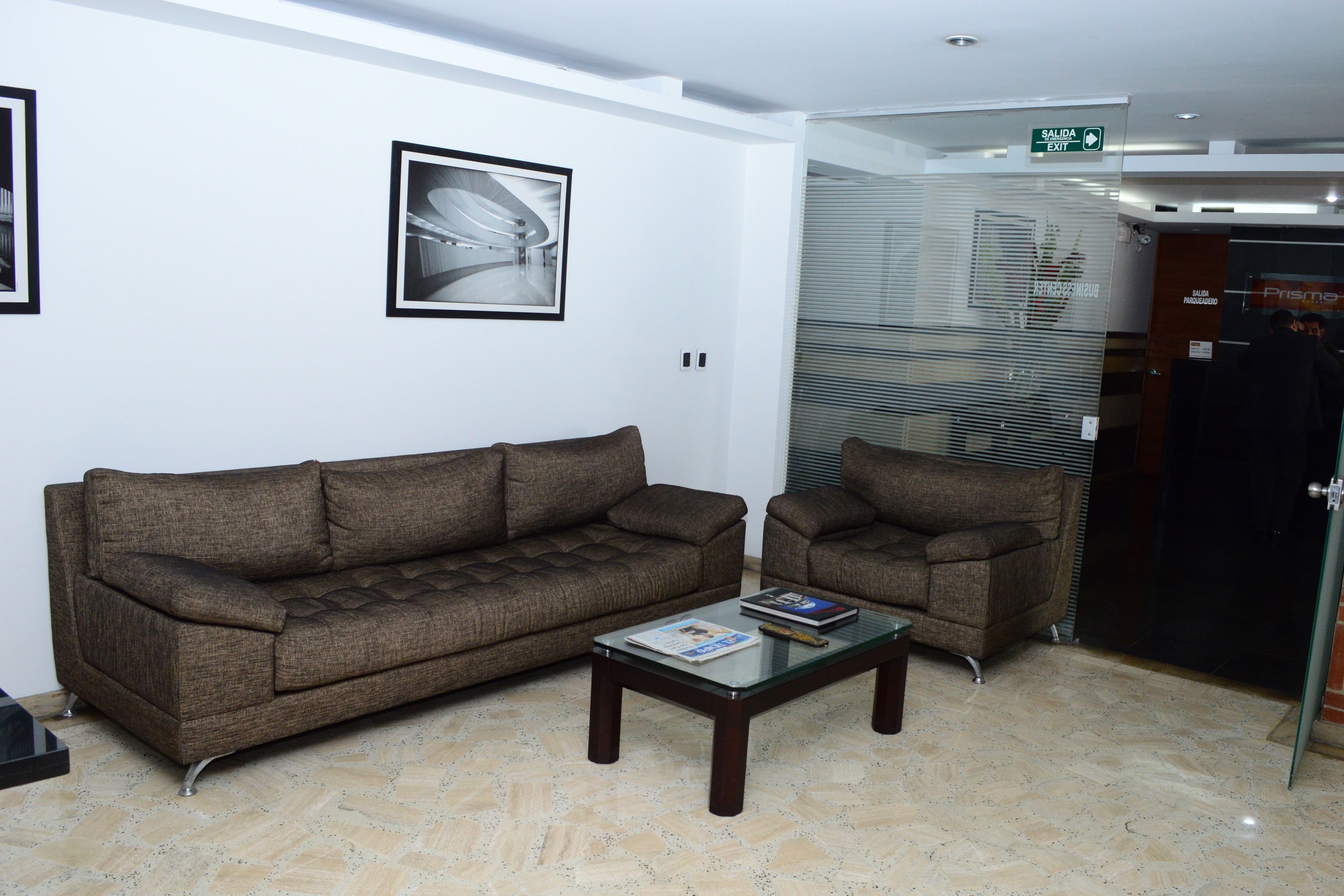 Sala de estar do lobby