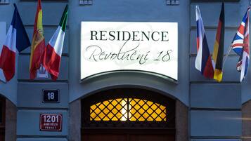 Entrada do alojamento