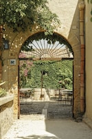 Entrada do alojamento