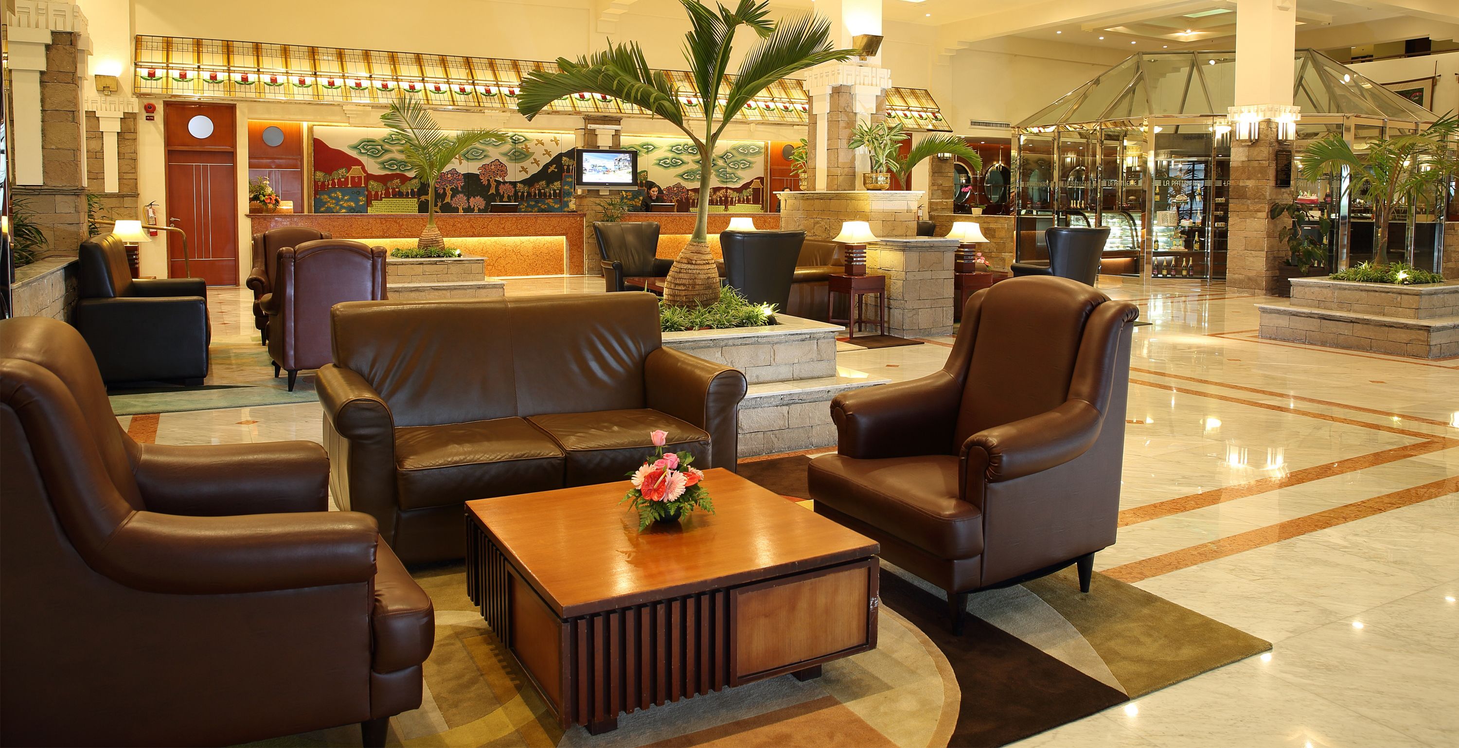 Sala de estar do lobby