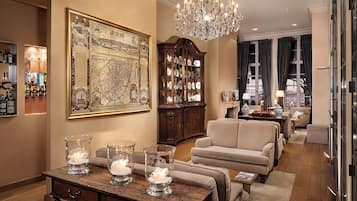 Sala de estar do lobby