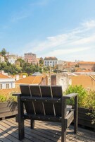 Terraço no piso superior