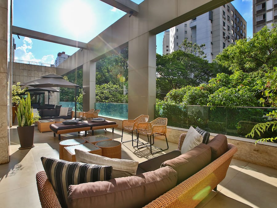 Terraço na cobertura