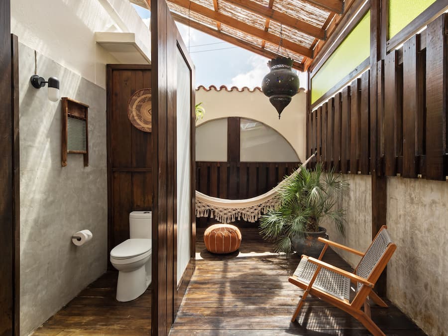 Suíte luxo, 1 cama King, terraço | Terraço/pátio
