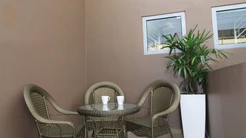 Loft, 1 cama queen-size | Varanda