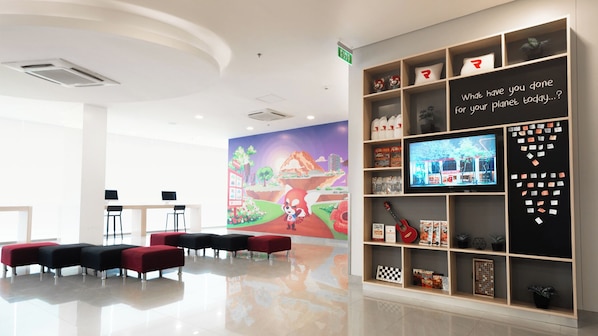 Sala de estar do lobby