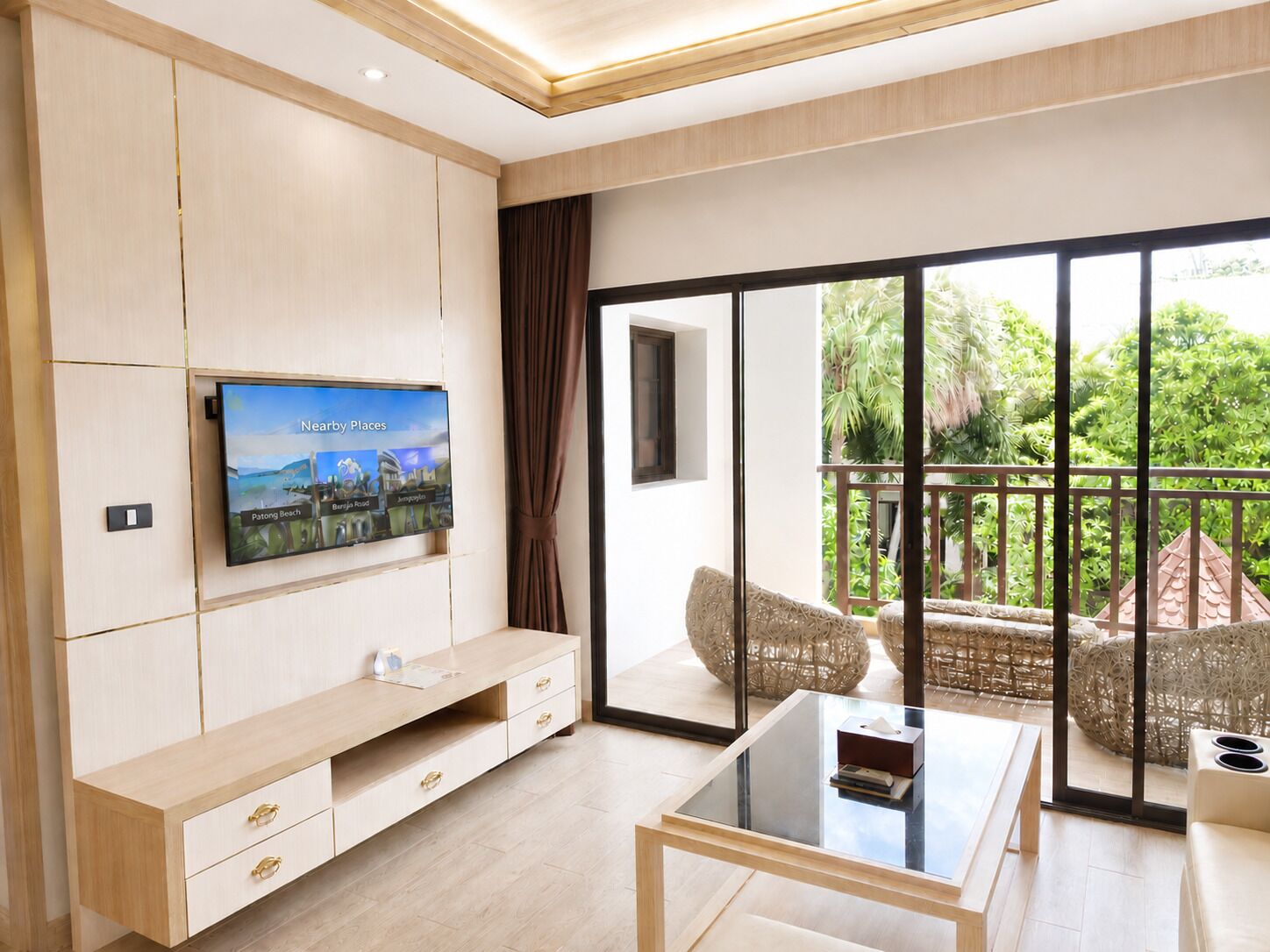 Suíte com design assinado, 2 quartos (Grand) | Sacada