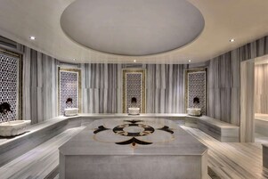 Banho turco/hammam, massagens