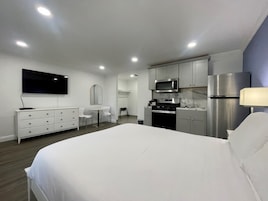 Estúdio Premium | Wi-fi grátis, roupa de cama fornecida