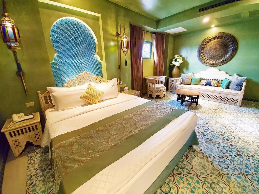 Cofres nos quartos, individualmente decorados