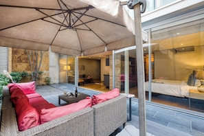 Suíte, terraço (Master) | Terraço/pátio