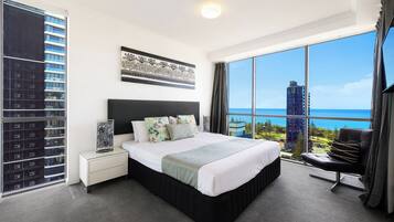 Apartamento, 2 quartos, 2 casas de banho, vista para o oceano | Com decoração personalizada, com mobília individualizada