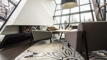 Sala de estar do lobby