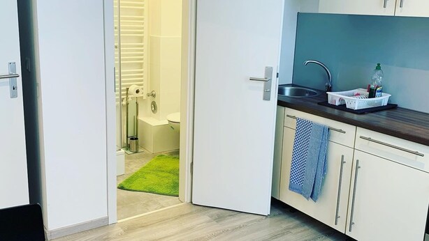 Apartamento, 1 quarto, para não fumantes, banheiro privativo (no elevator, no air-condition) | Banheiro