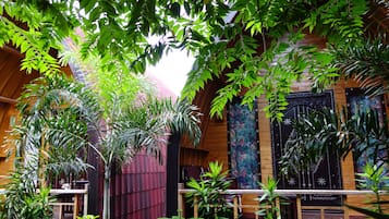 Quarto casal luxo | Terraço/pátio