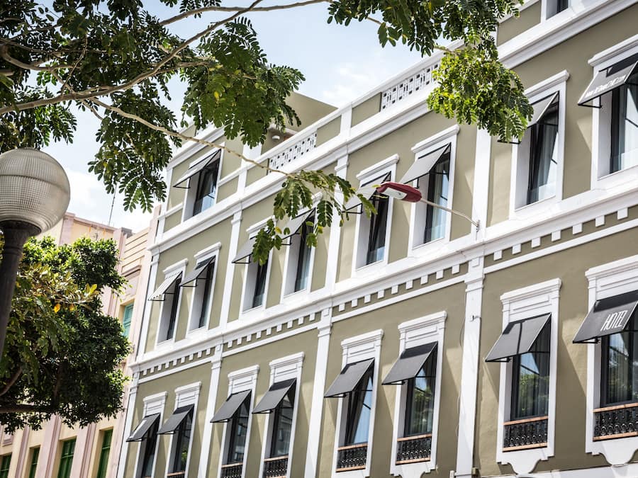 Fachada da propriedade