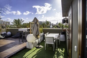 Terraço no piso superior