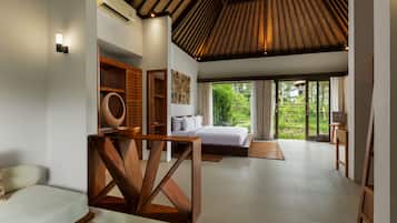 Rice Field View Villa with Free Benefit | 1 quarto, roupa de alta qualidade, com decoração personalizada