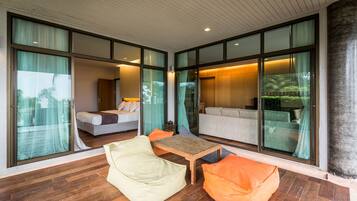 Oceanfront Suite | 2 quartos, roupa de alta qualidade, camas de colchão Select Comfort