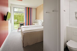 Quarto Duplo | Wi-fi grátis, roupa de cama fornecida 