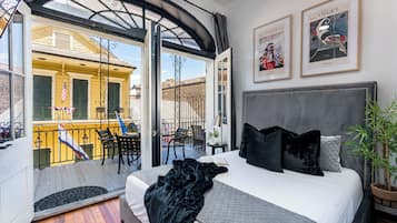 Apartamento, 1 quarto, sacada, vista para a cidade | Roupas de cama premium