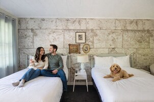 Quarto, 2 camas de casal | Aceita animais de estimação