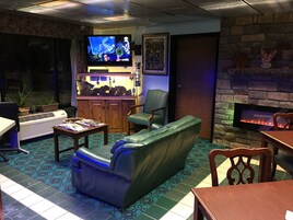 Área de estar no saguão