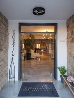 Entrada do alojamento