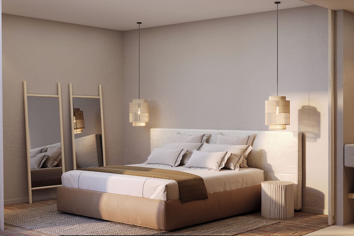 1 quarto, roupa de alta qualidade, minibar, secretária 