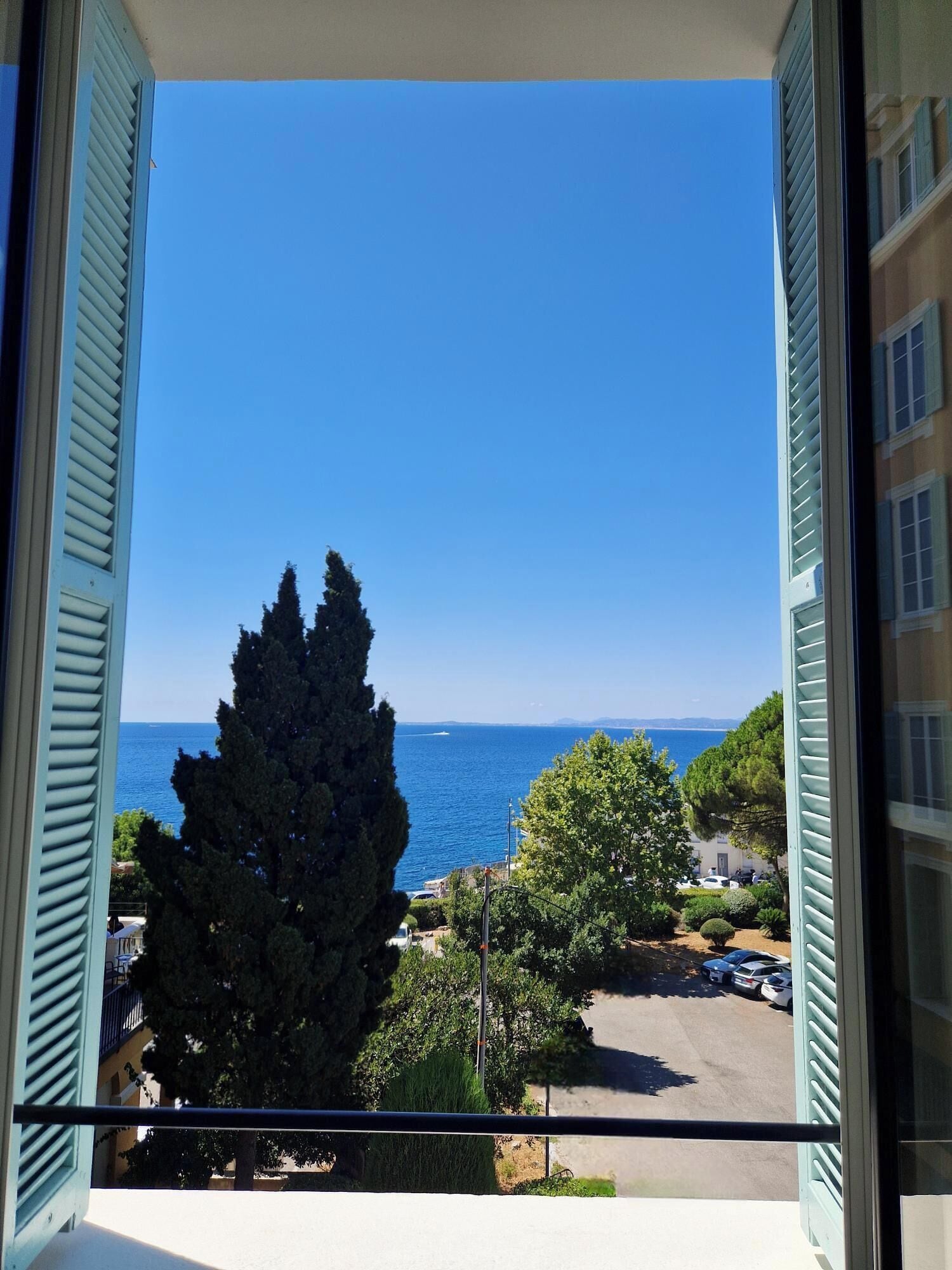 Chambre Double Bâtiment Annexe vue mer (accès escalier) | Vista do quarto