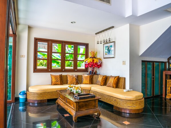 Sala de estar do lobby