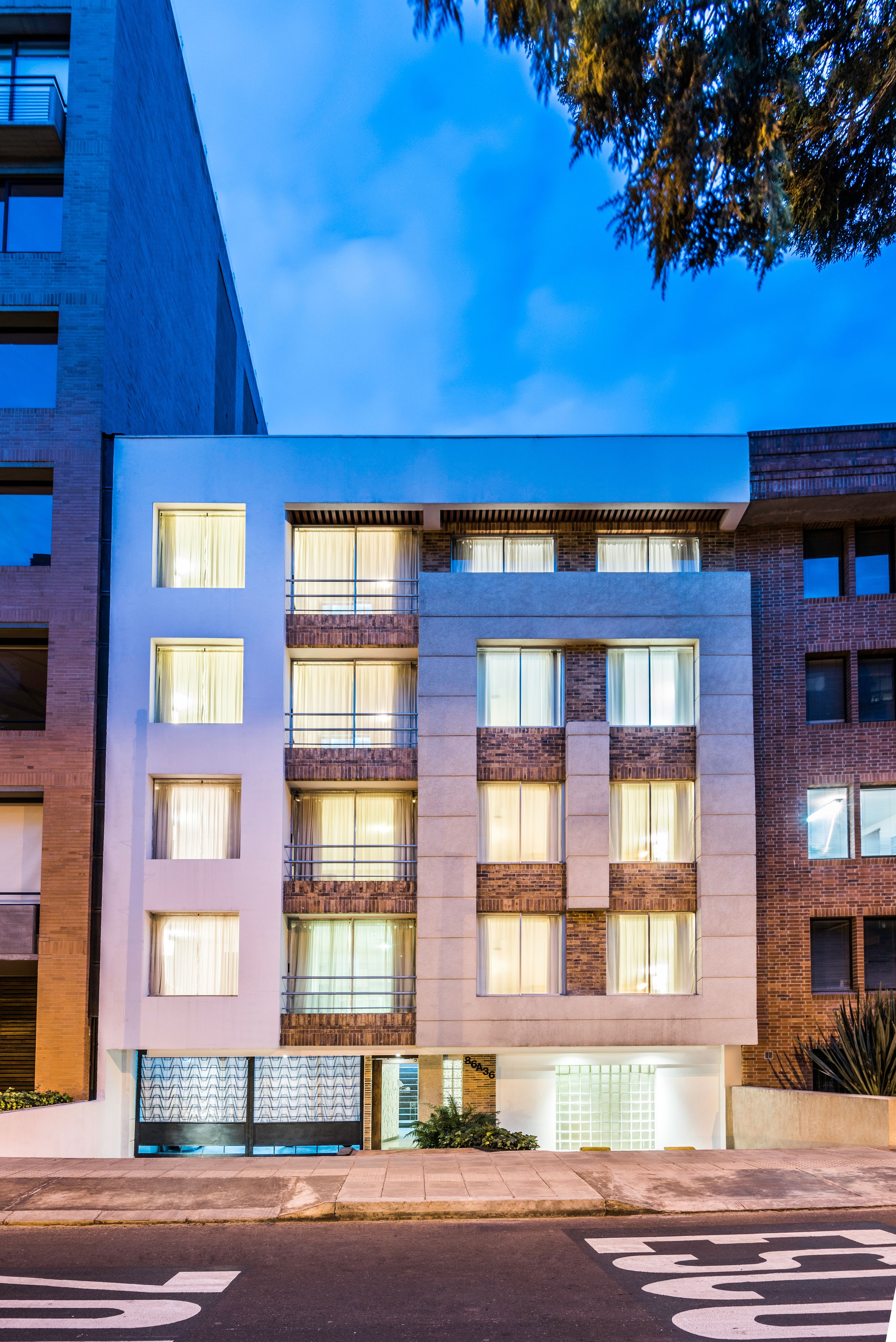 Fachada da propriedade