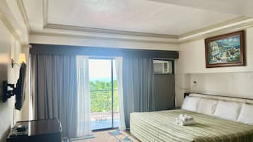 Suite Executiva | Roupa hipoalergénica, camas de colchão pillowtop, minibar