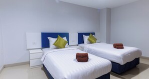 Quarto duplo superior | Wi-Fi de cortesia, roupa de cama
