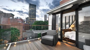 Cobertura superluxo, 2 quartos | Sacada