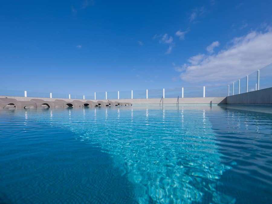 Terraço no piso superior