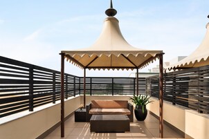 Quarto Deluxe, 1 cama king-size, acesso ao Club Lounge (Terrace) | Vista do quarto