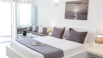 Suite Executiva, banheira de hidromassagem, vista para o mar | 1 quarto, cofre no quarto, com decoração personalizada