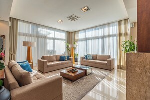 Sala de estar do lobby