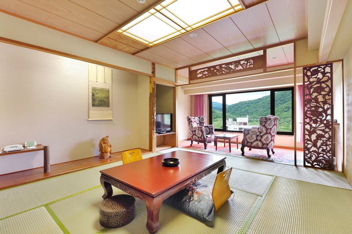 Quarto tradicional, para não fumantes (Japanese Style, Annex Building) | Edredons de pluma, cofres nos quartos, Wi-Fi de cortesia, roupa de cama